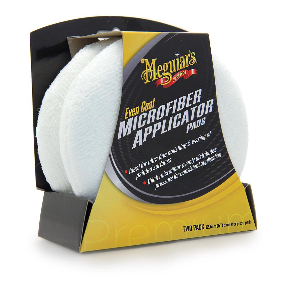 Meguiar's Even Coat Microfiber Applicator Pads (2 Pack) | Ultimate Finish