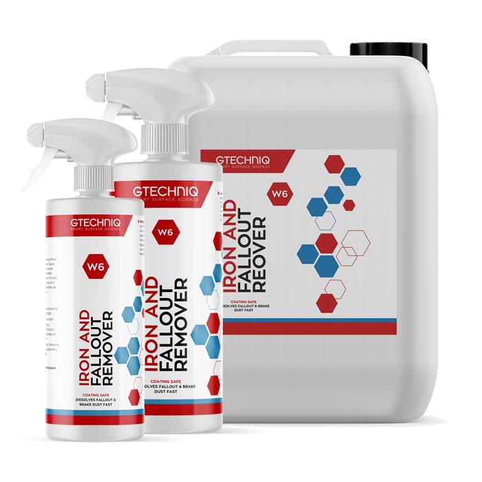 Gtechniq W6 Iron Removing Wheel & Paint Cleaner | Red Wheel Cleaner