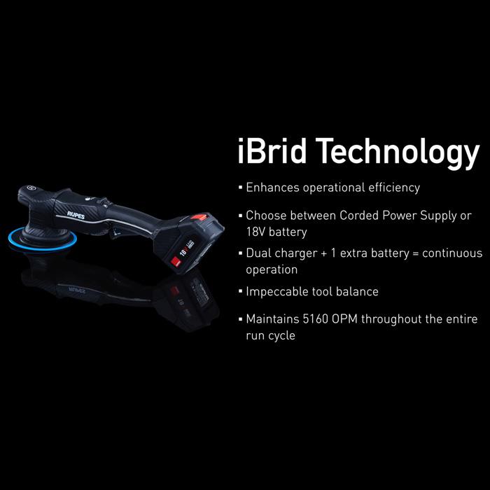 Rupes BigFoot HLR15 Dual Action Cordless Polishers