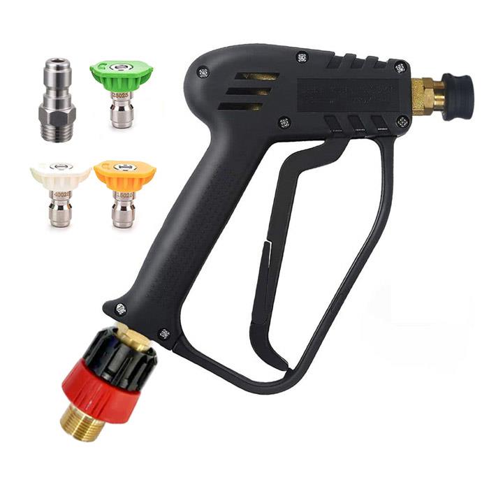 Stubby Nose Short Pressure Washer Swivel Trigger Lance